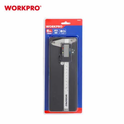 WORKPRO Digital Caliper 150mm/6" Stainless Steel - SAE/Metric, Large ...