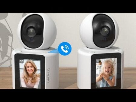 Wifi Nanny Camera With Screen | 1080p HD Two-Way Video & Audio | Baby ...